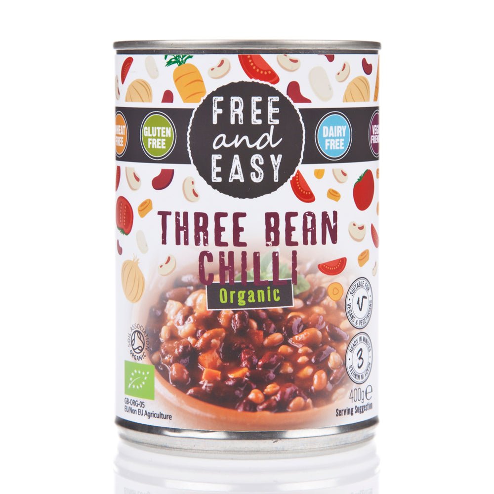 Free And Easy Three Bean Chilli 400g