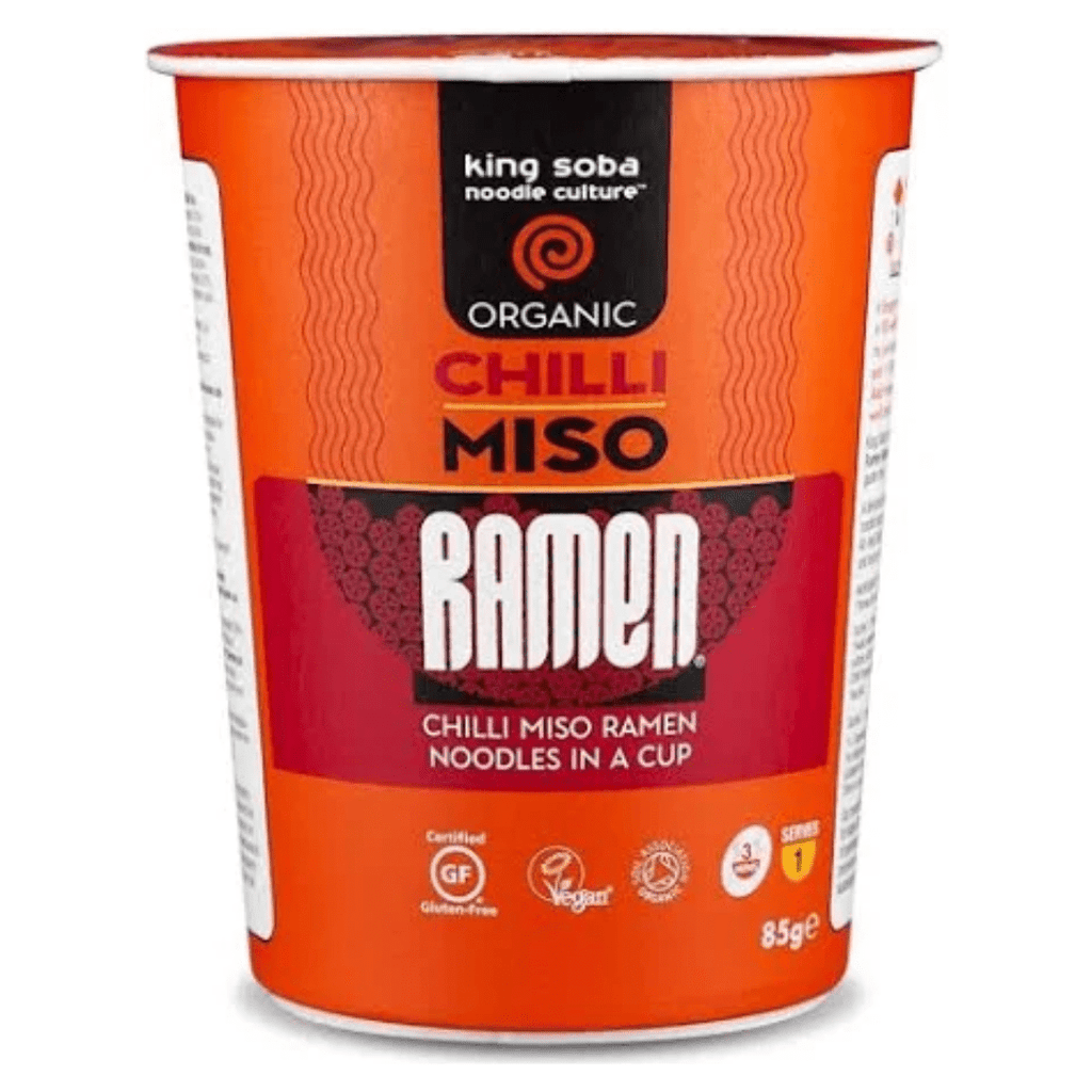 King Soba Organic Chilli Miso Ramen 85G